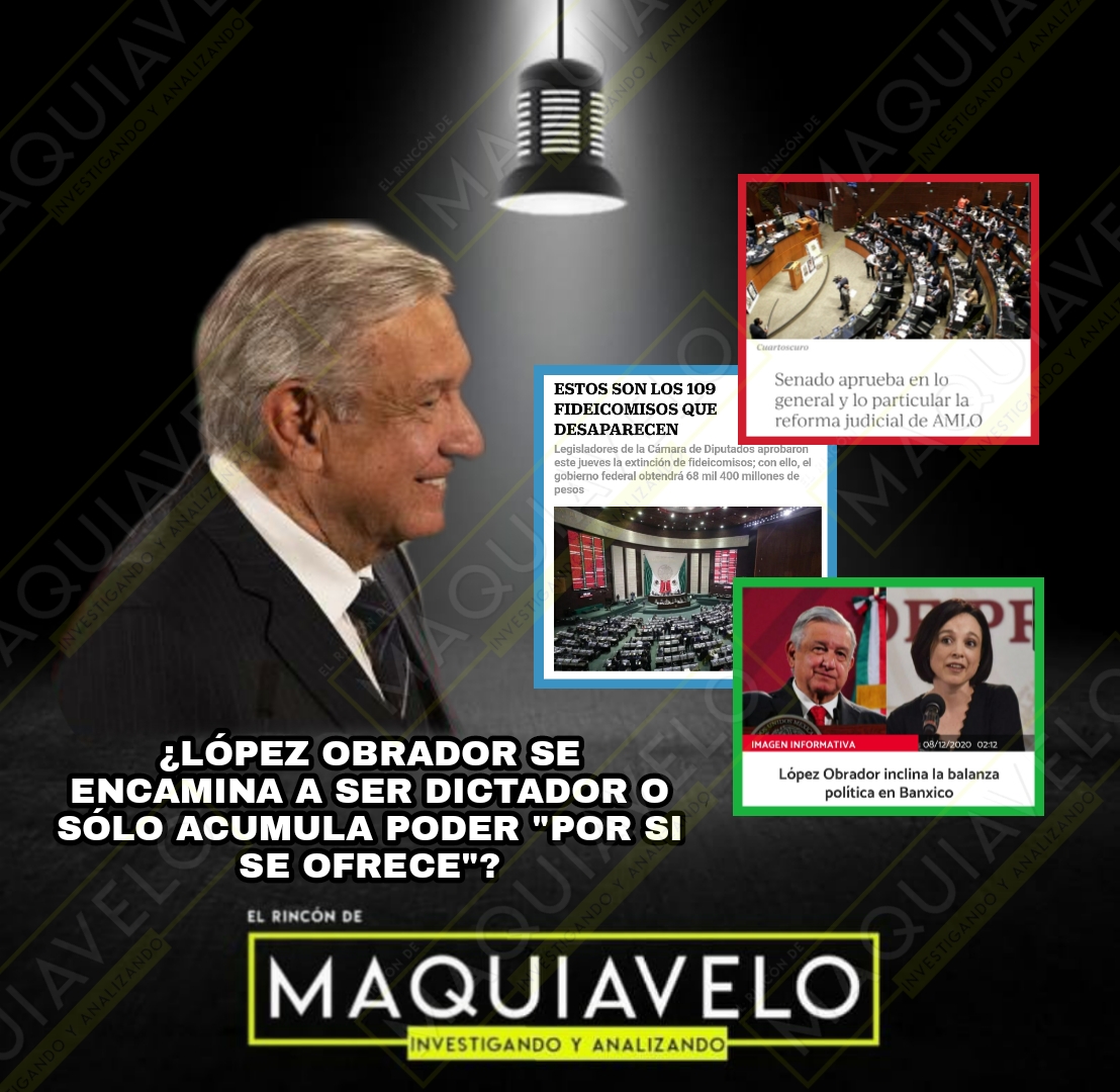 EL PODER ABSOLUTO QUE PRETENDE ANDRÉS MANUEL CON CADA REFORMA COMO LA ...