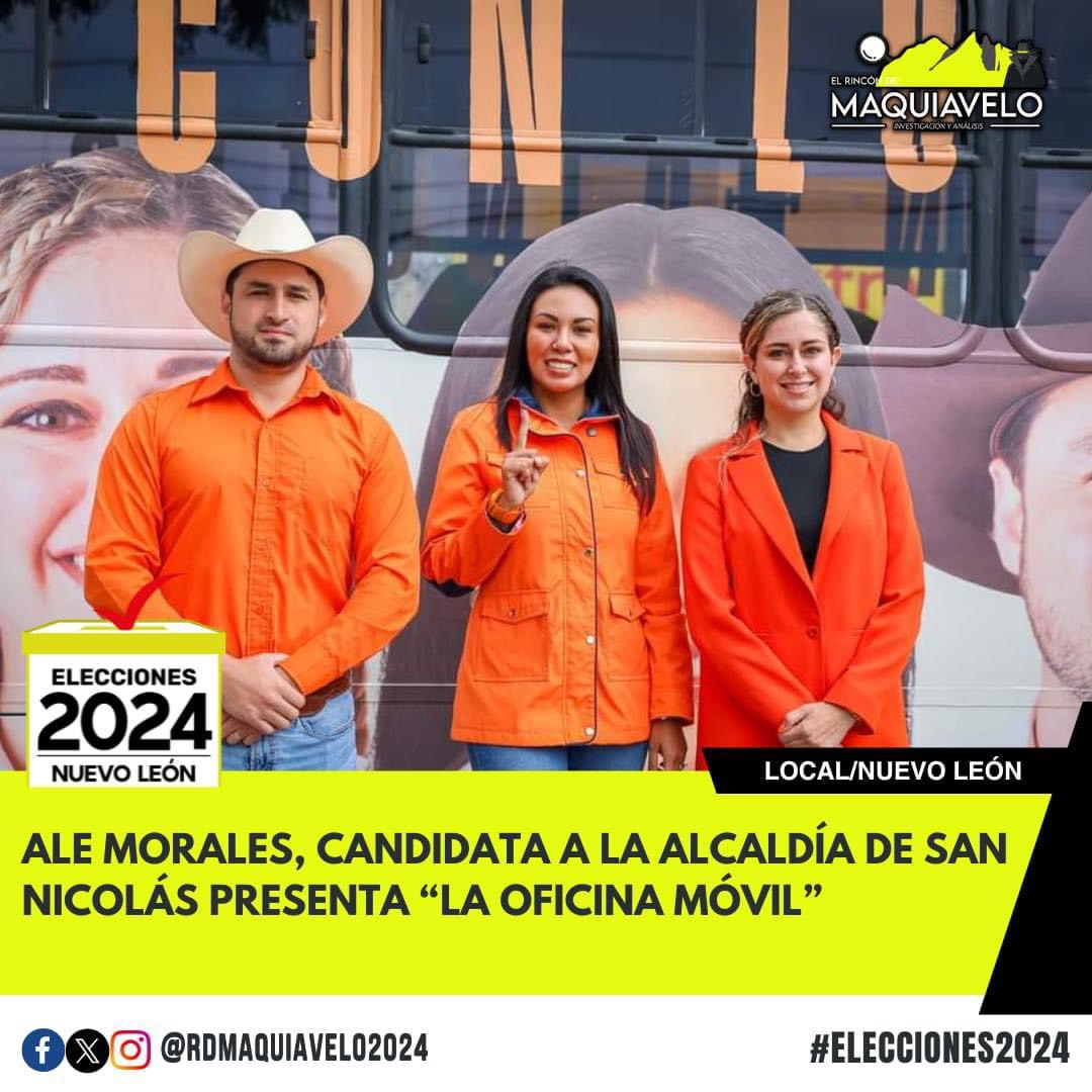 ALE MORALES, CANDIDATA A LA ALCALDÍA DE SAN NICOLÁS PRESENTA “LA ...
