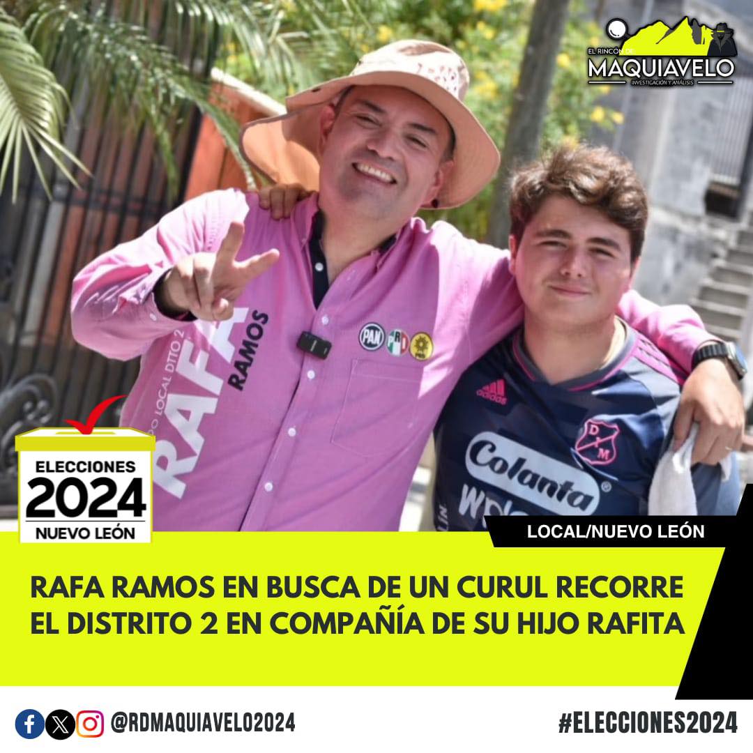 RAFA RAMOS EN BUSCA DE UN CURUL RECORRE EL DISTRITO 2 EN COMPAÑÍA DE SU HIJO RAFITA - El Rincón ...