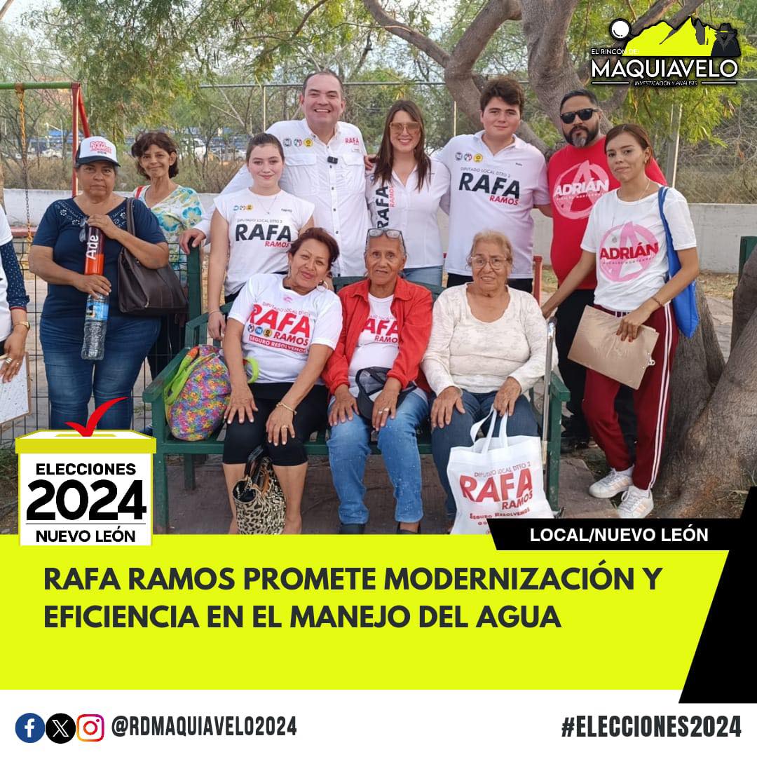 RAFA RAMOS PROMETE MODERNIZACIÓN Y EFICIENCIA EN EL MANEJO DEL AGUA ...